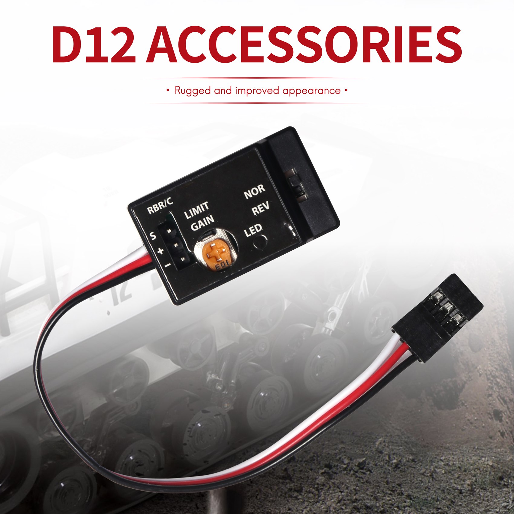 GYRO GYROSCOPE FOR D12 1/10 RC Car Drift Racing Car Steering Output8566 ...